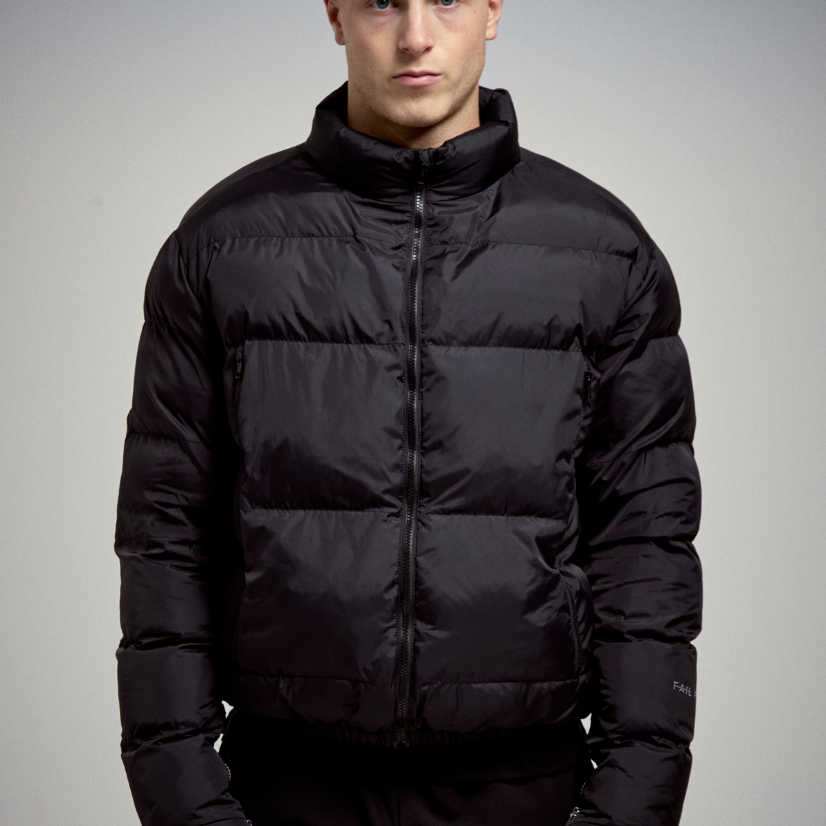 NOIR PUFFER JACKET – FAIL FORWARD